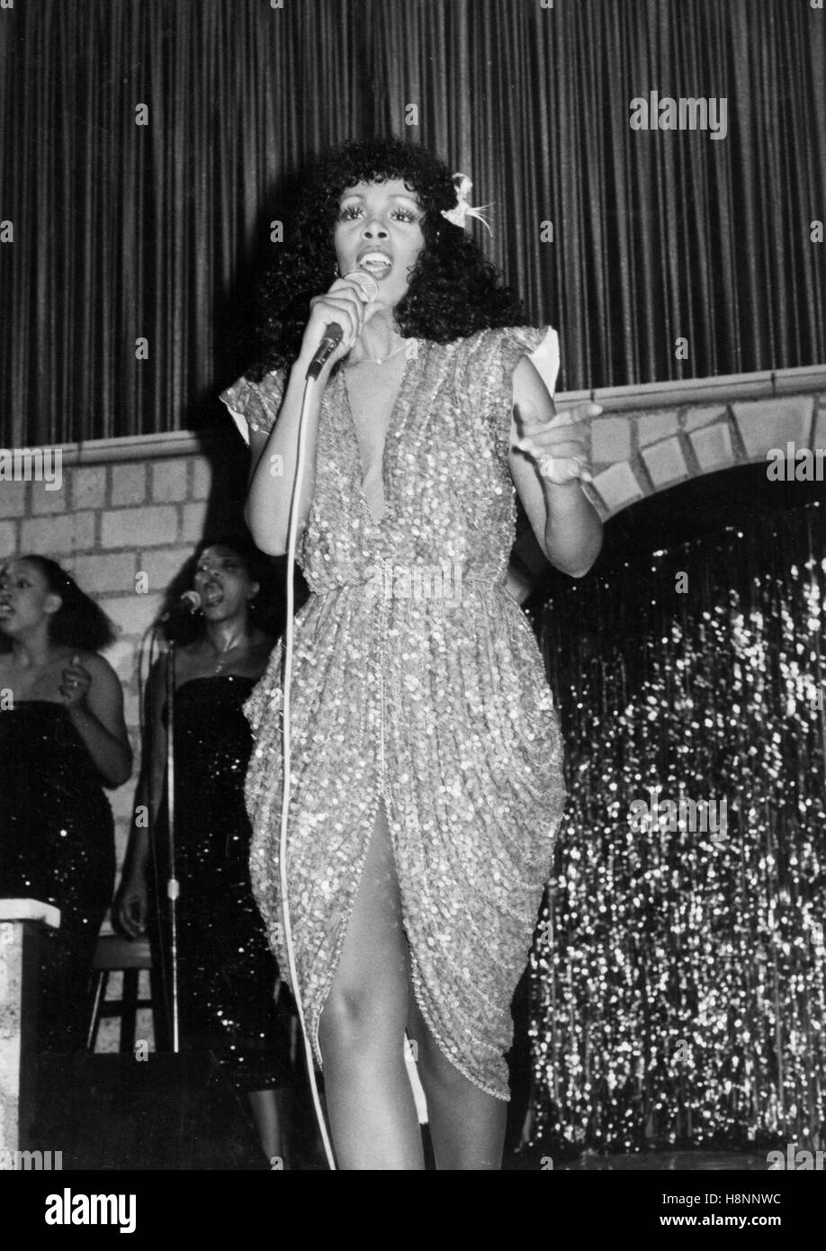 Donna Summer sur la photo d'effectuer par Nancy Barr. © RTNBarr ...