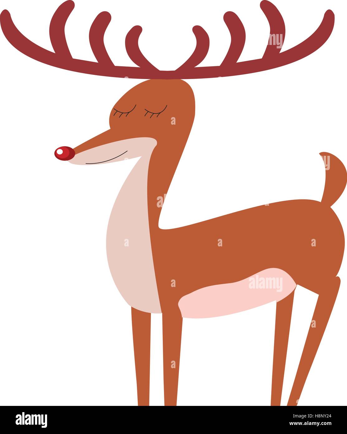 Renne de noel rigolo Banque de photographies et d’images à haute ...