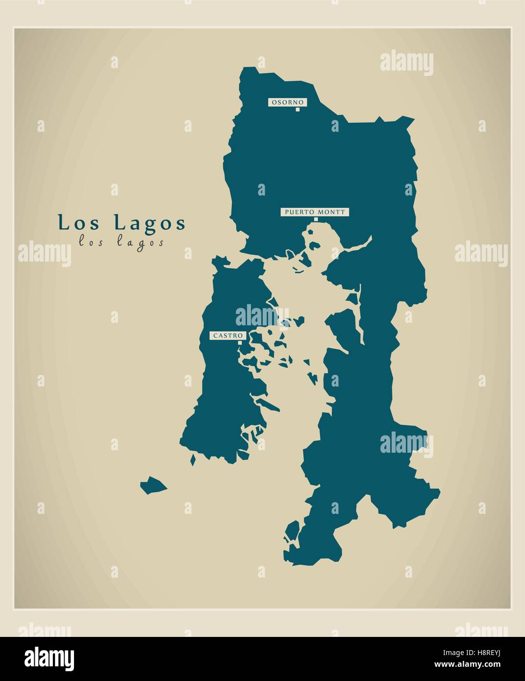 Carte de lagos Banque de photographies et d’images à haute résolution ...