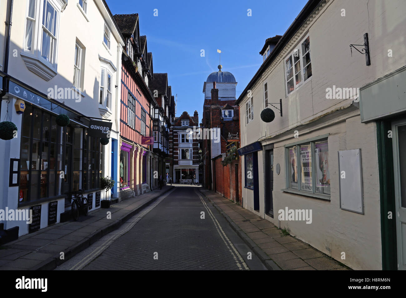 Vieille ville de winchester Banque de photographies et d’images à haute ...