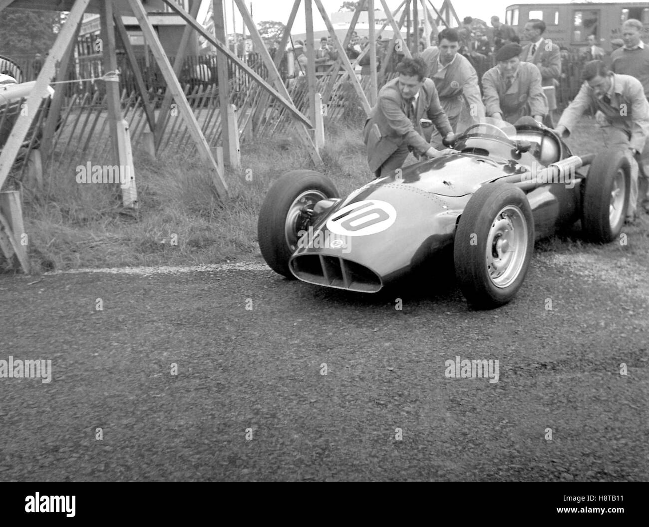 Circuito di oulton park Banque d'images noir et blanc - Alamy