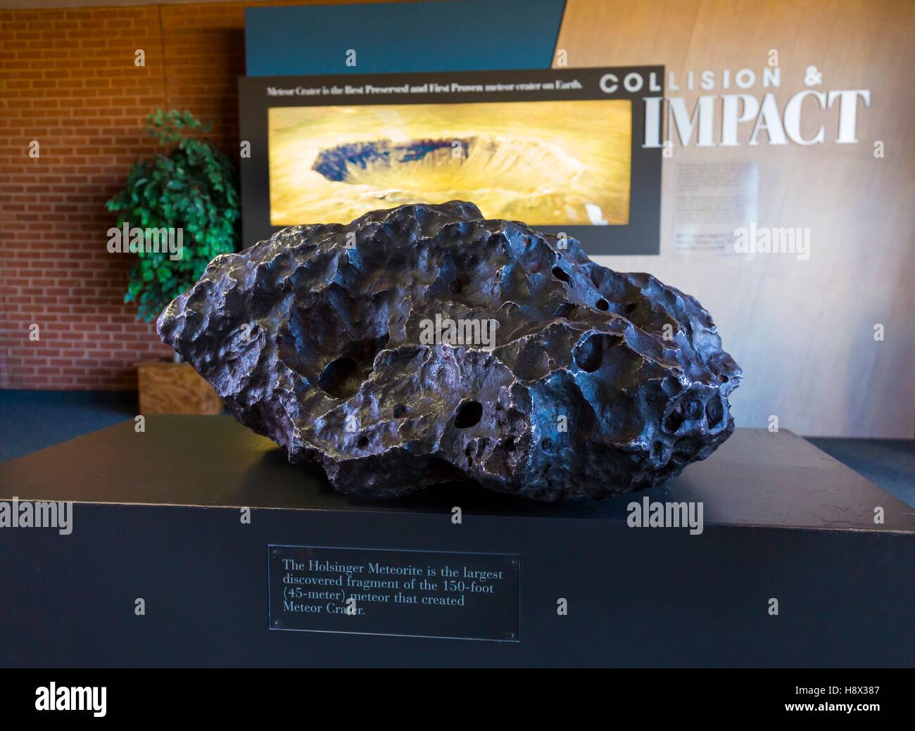 Holsinger météorite. Meteor Crater est un cratère météorite. Le site ...