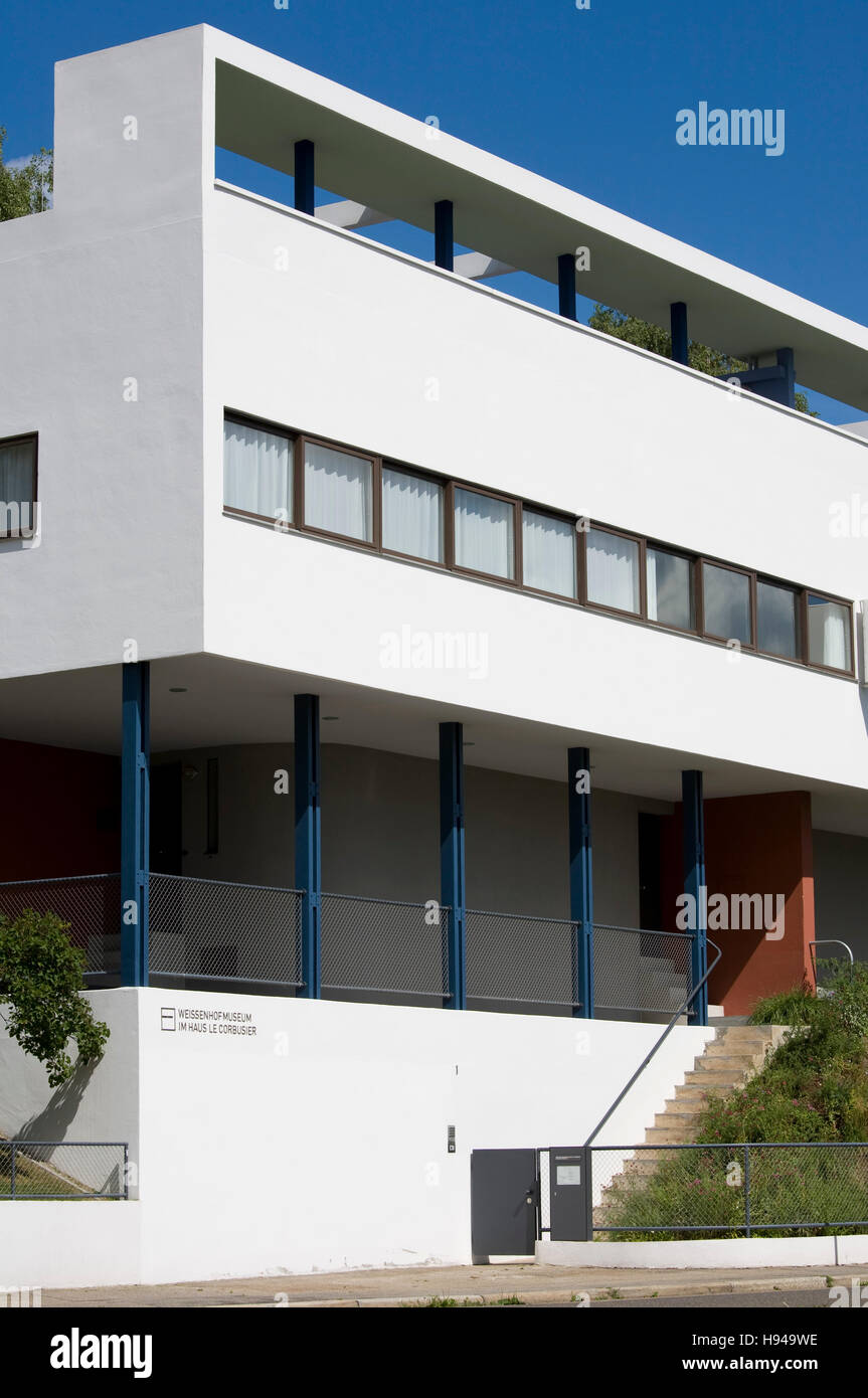 Le corbusier house weissenhof museum Banque de photographies et d ...