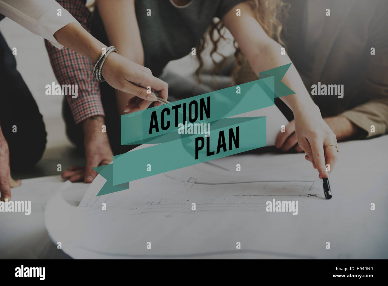 La Stratégie du Plan d'action Planification Vision Concept Direction ...