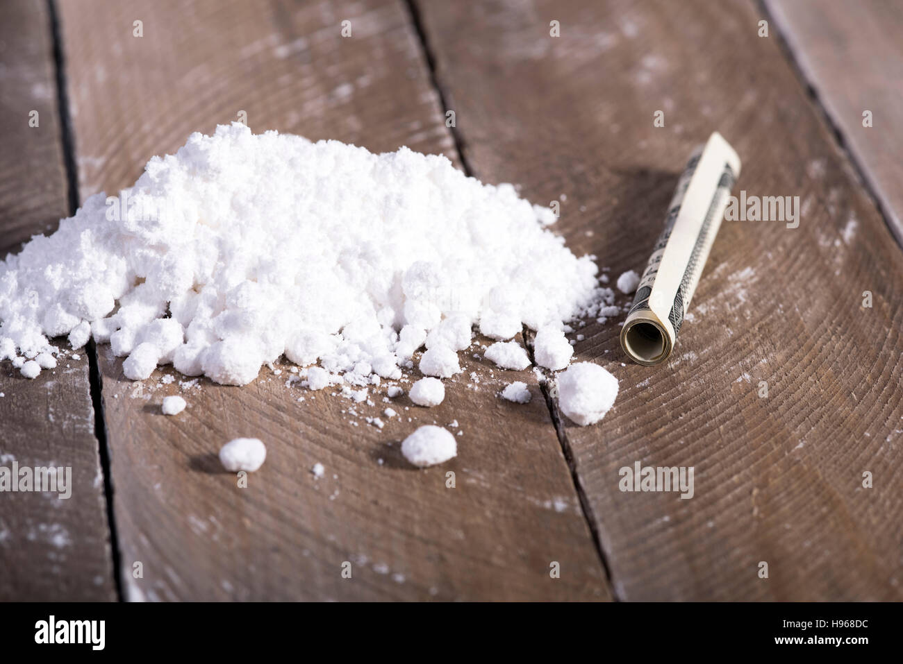L'héroïne et la prise de drogue Photo Stock - Alamy