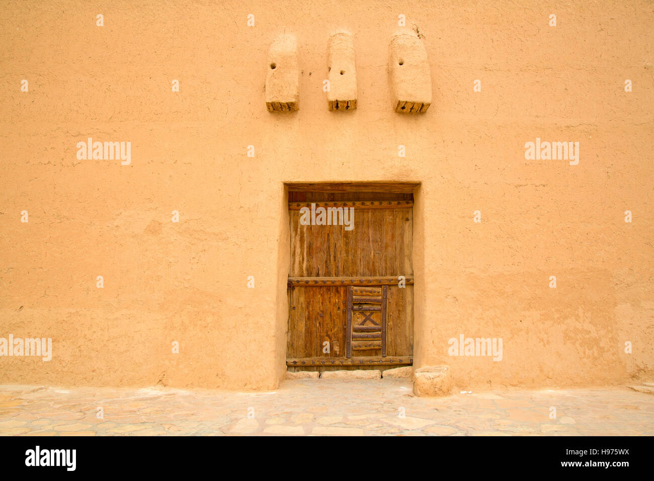 Porte arabe traditionnelle (Musée National, Riyadh, Arabie Saoudite ...