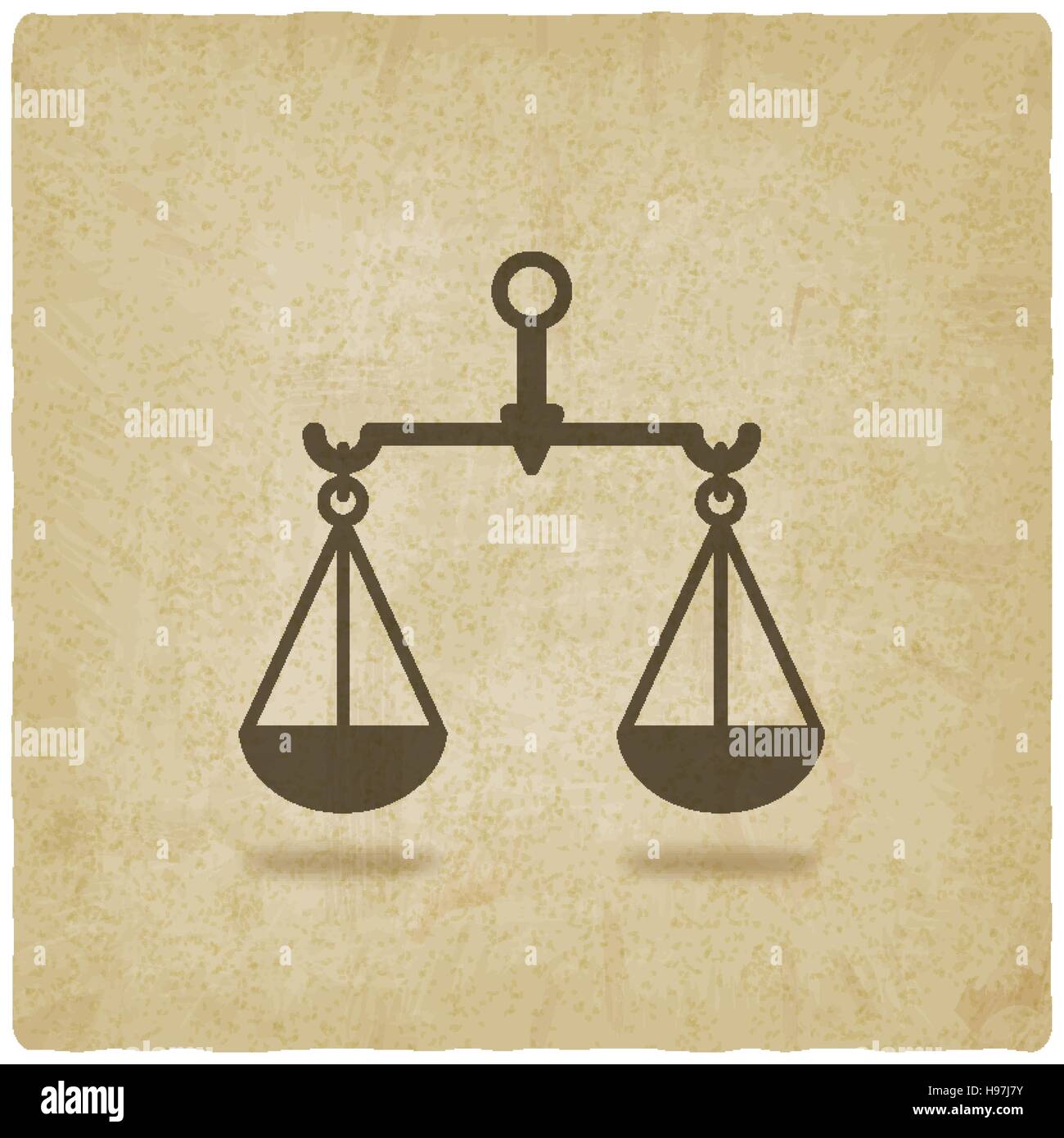 Symbole justice Banque d'images vectorielles - Alamy