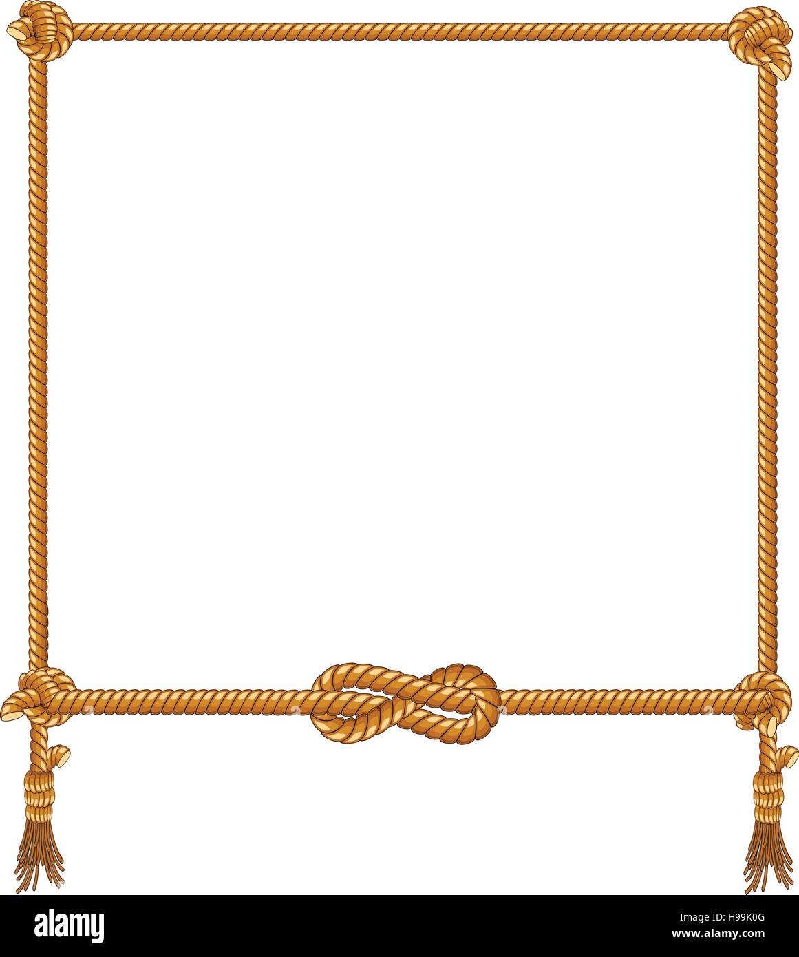 Corde marine Banque d'images vectorielles - Alamy