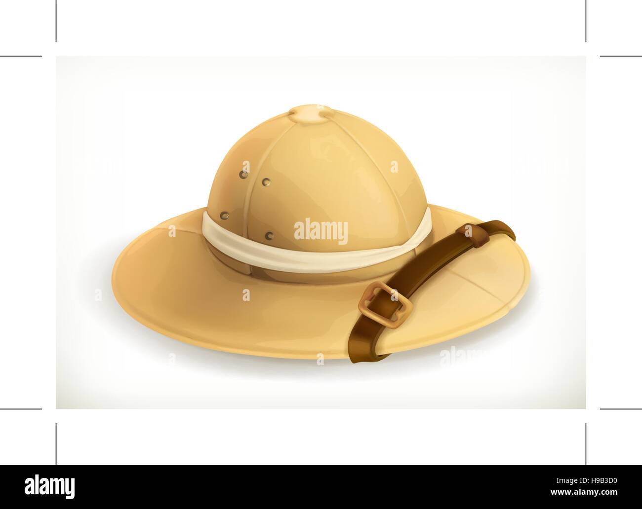 Old pith helmet Banque d'images vectorielles - Alamy