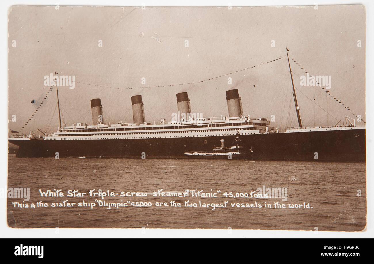 Titanic Ship First Class Banque d'image et photos - Alamy