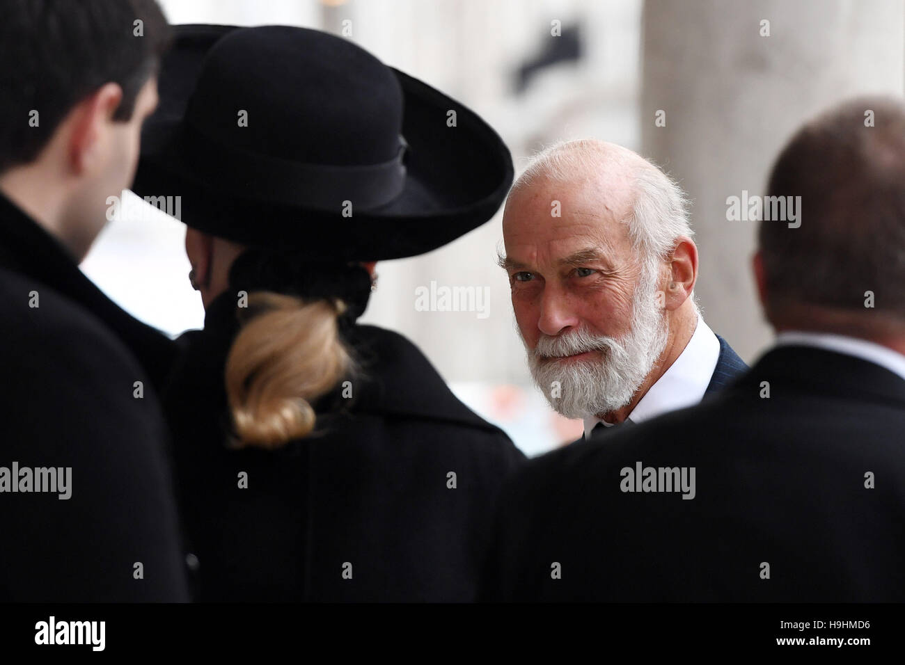 Le Prince Michael de Kent en arrivant à la Chapelle Grosvenor à Londres ...