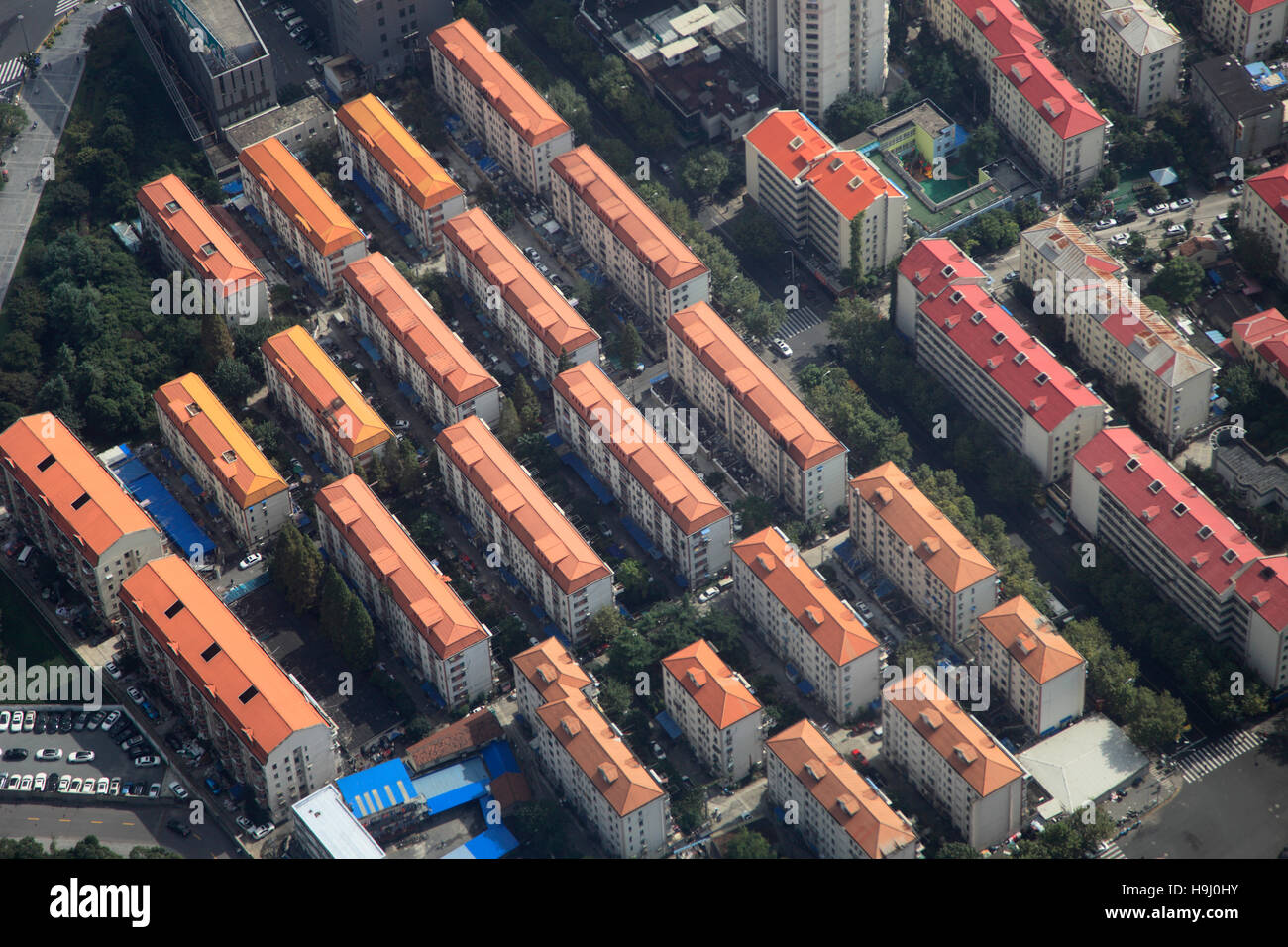 Shanghai apartment buildings Banque de photographies et d’images à ...