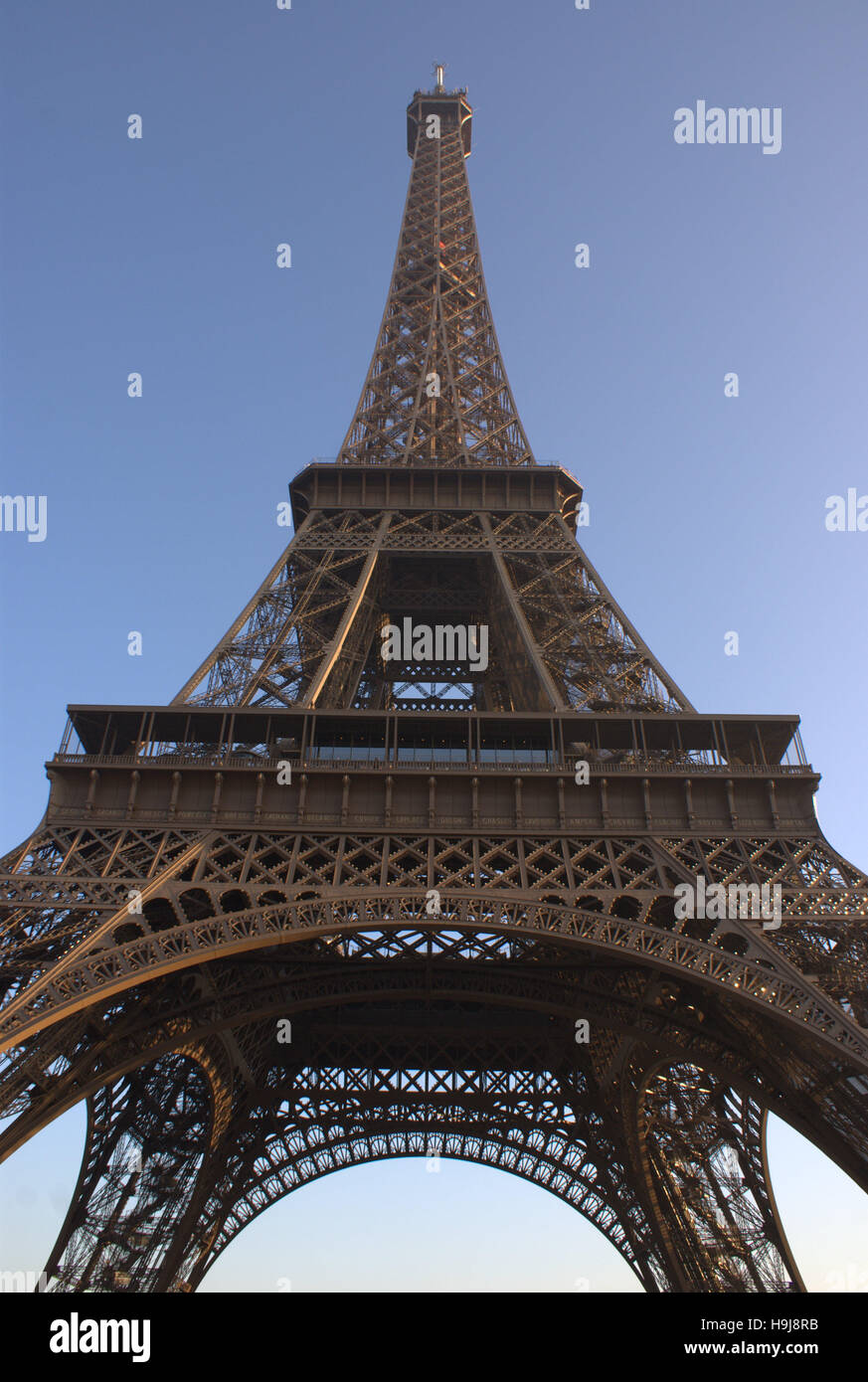 Structure de la tour eiffel Banque de photographies et d’images à haute ...