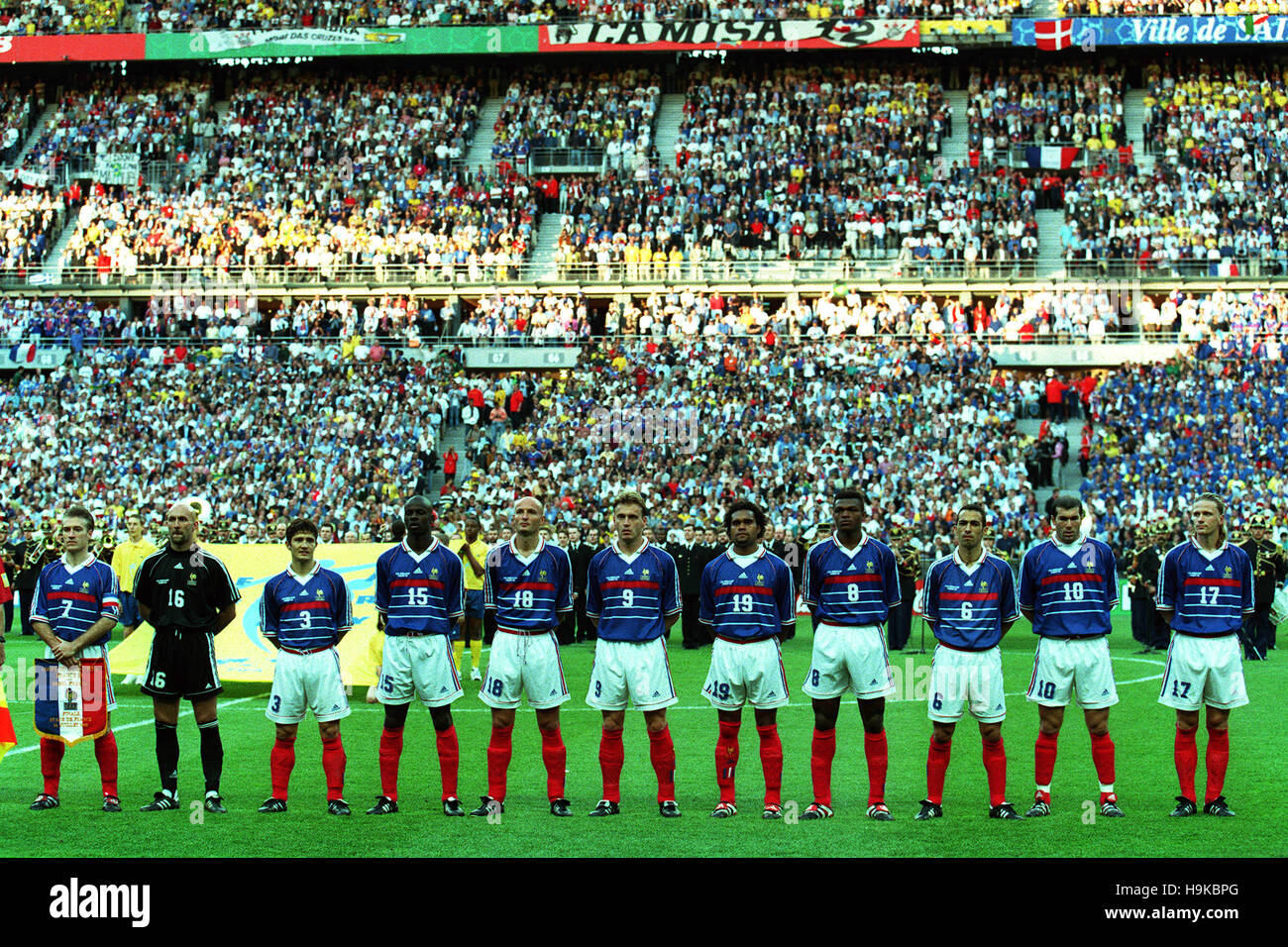 équipe de france line up Banque de photographies et d’images à haute ...