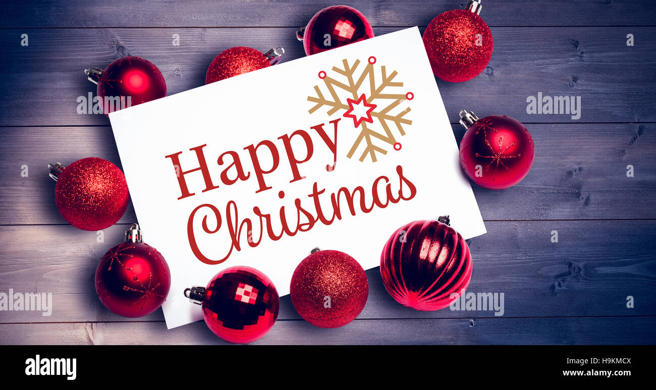 La carte de noel Banque de photographies et d’images à haute résolution ...