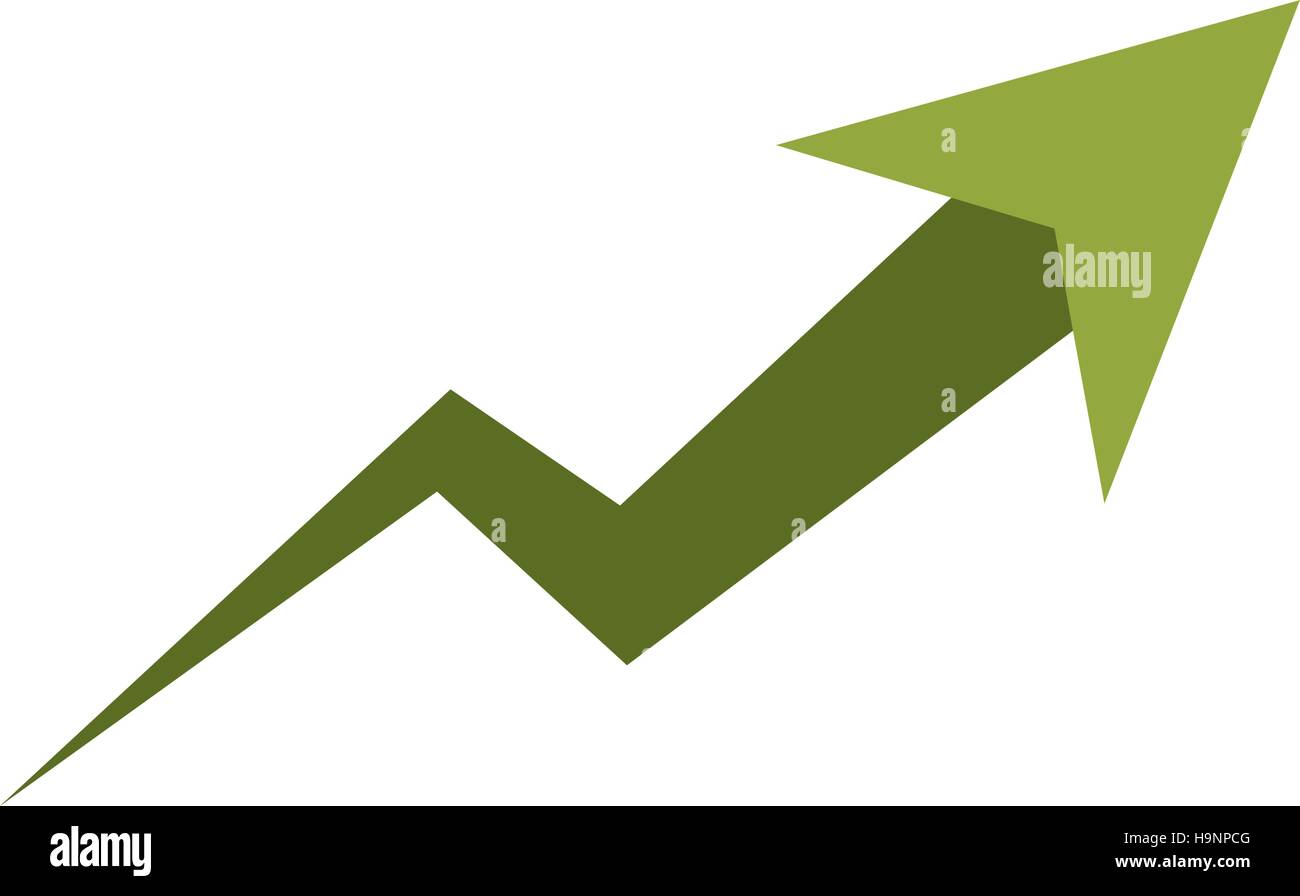 L'icône flèche augmenter. Direction Web et Infographie Thème ...