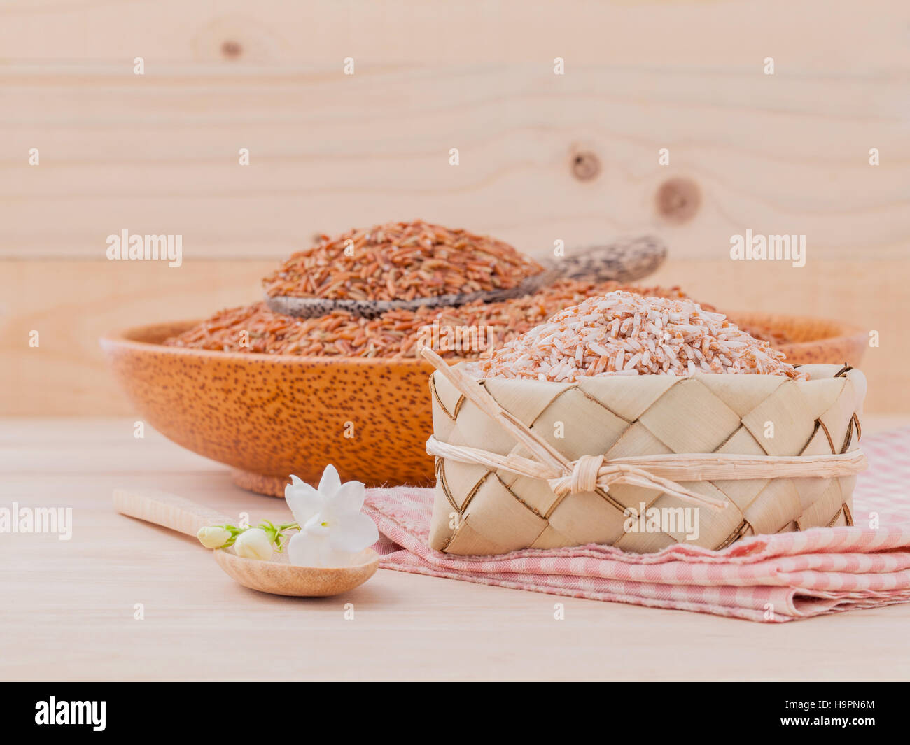 Grain entier riz Thaï traditionnel meilleur riz pour clea et sain Photo ...