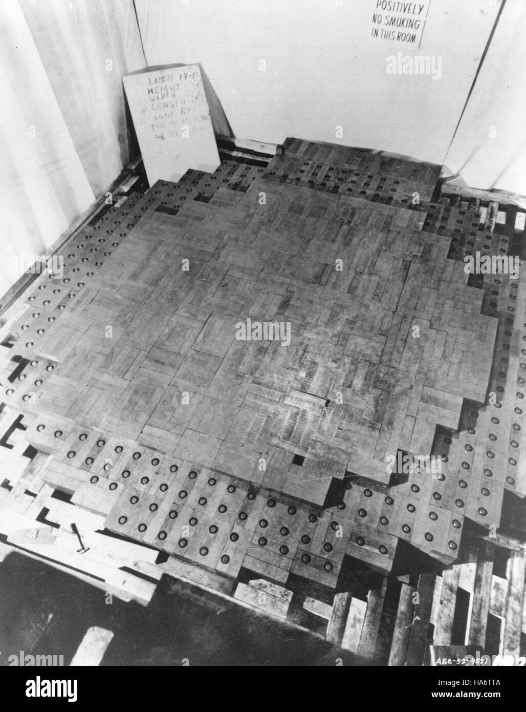 La pile de Fermi, créée en 1942 au Los Alamos National Laboratory, a ...