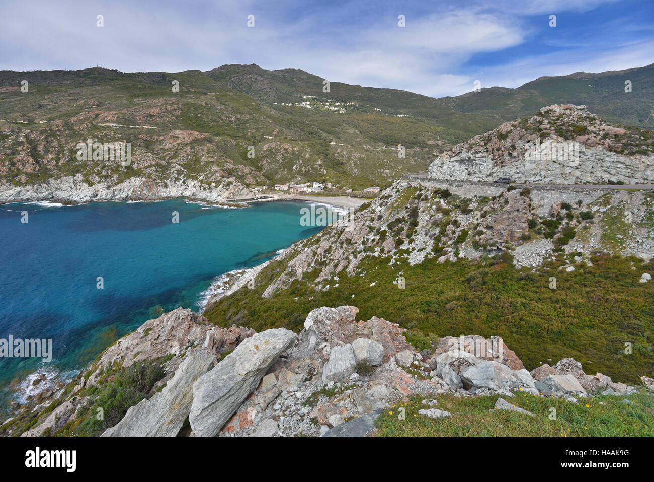 Route corse Banque de photographies et d’images à haute résolution - Alamy