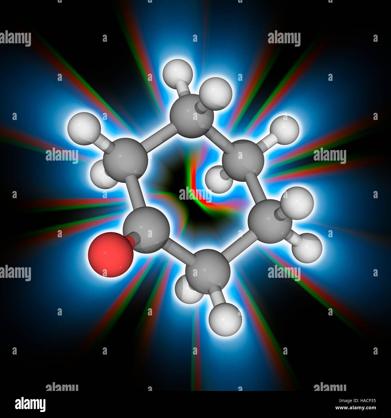 Cyclohexanone moléculaire Banque de photographies et d’images à haute ...