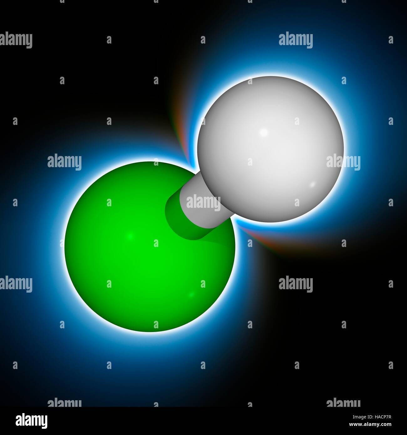Hcl molecule chemical structure Banque de photographies et d’images à ...