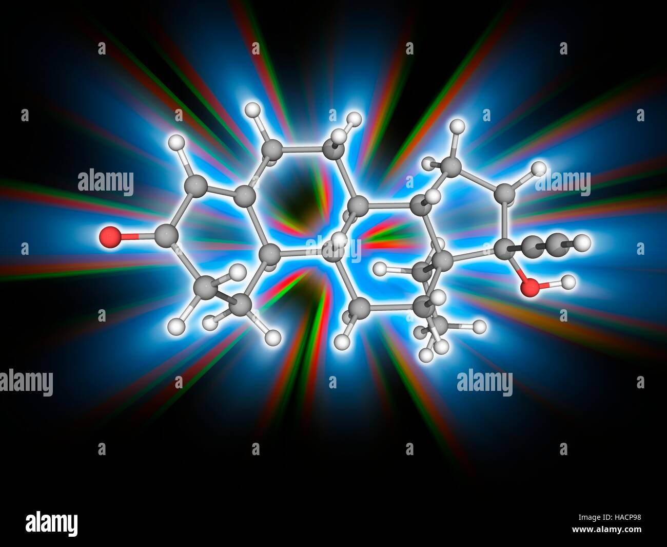 Lévonorgestrel moléculaire Banque de photographies et d’images à haute ...