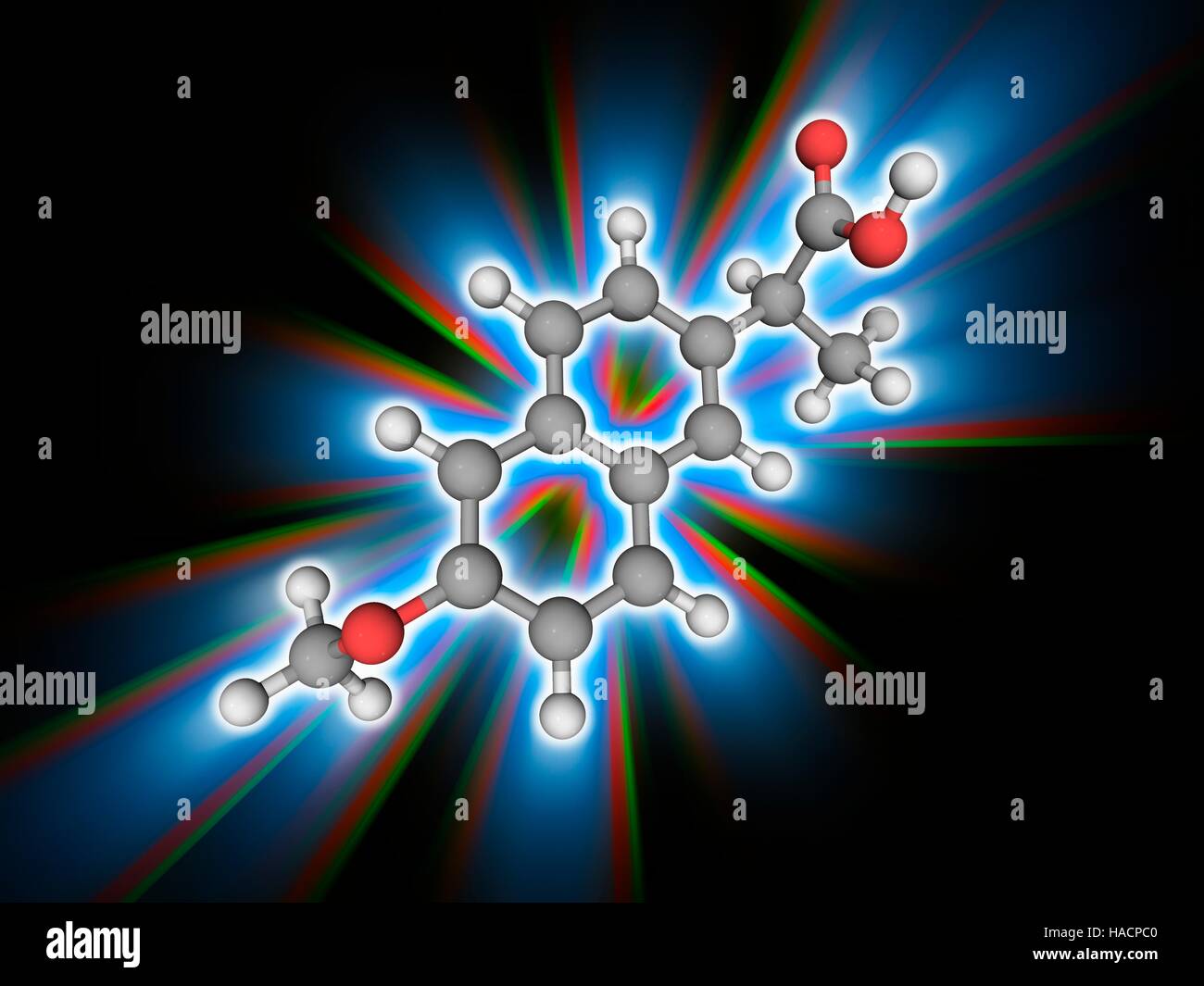 Naproxen molecular Banque de photographies et d’images à haute ...