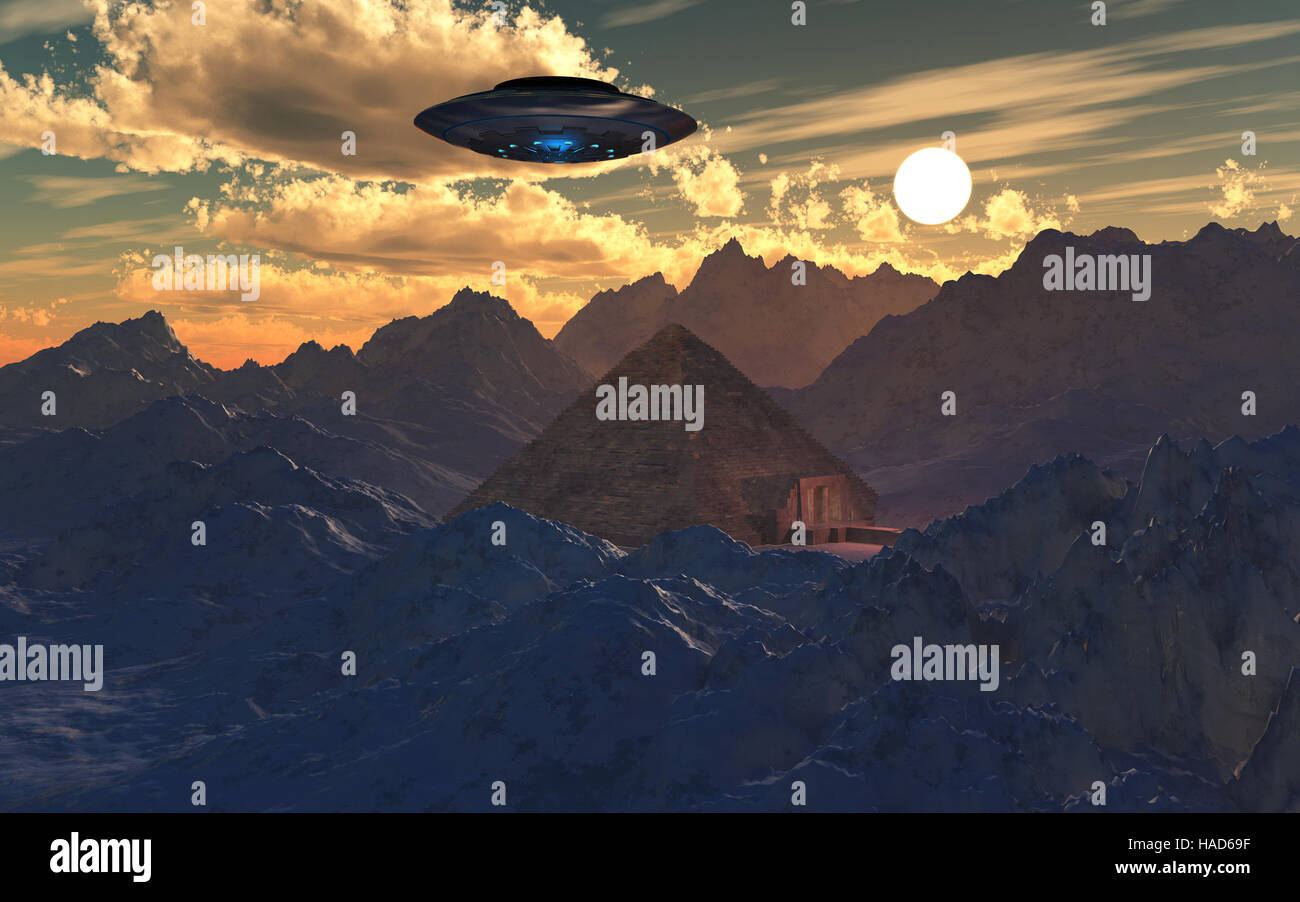 Pyramide de l'Antarctique , l'un des bâtiments mystérieux dit être au ...