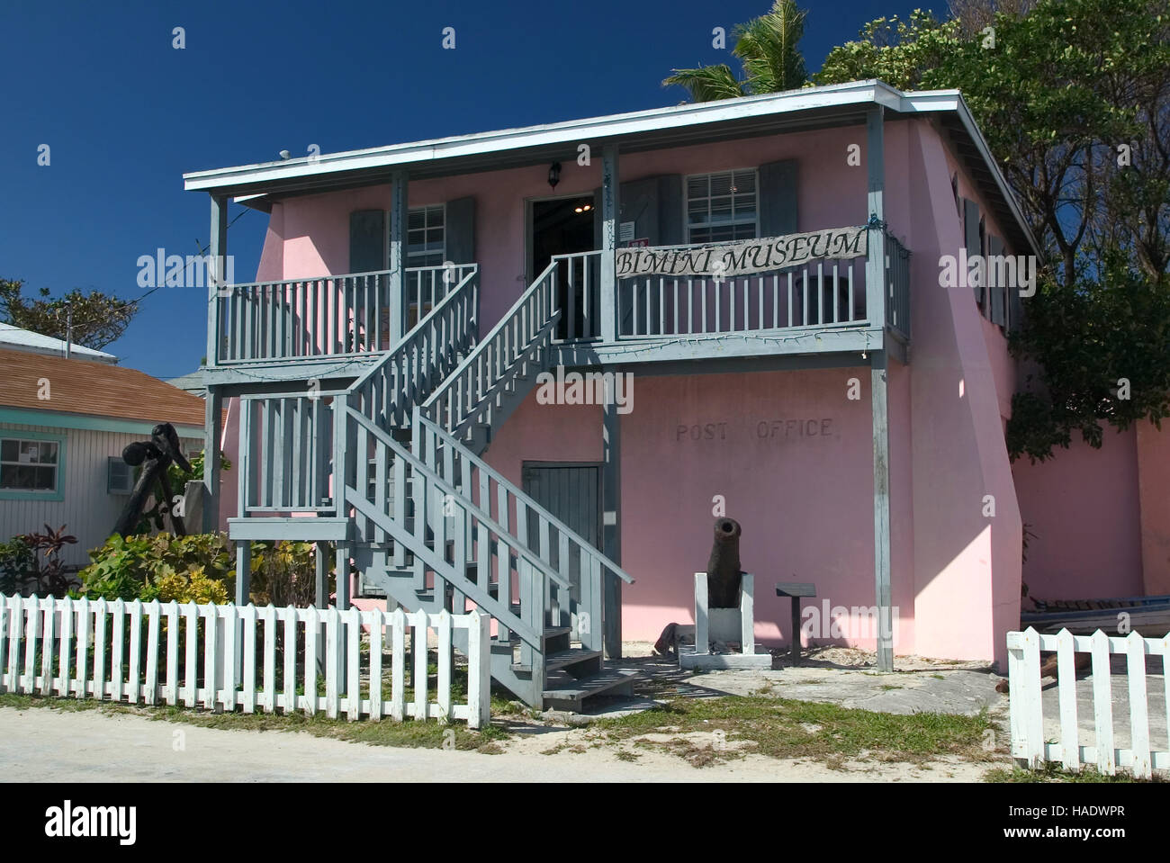 Bimini Museum le long de la route du Roi à Alice Town sur la petite île ...