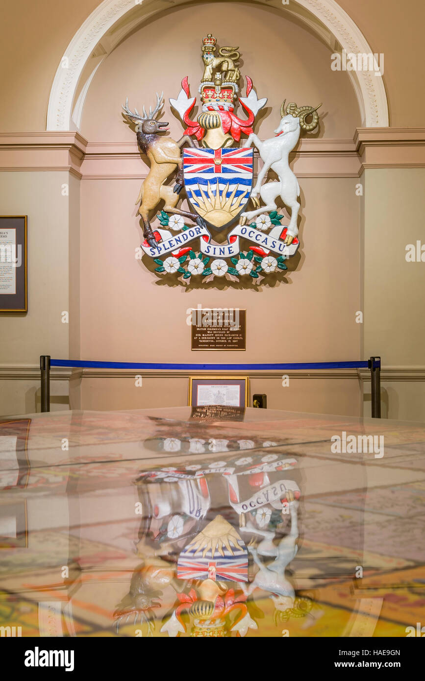 Armoiries de la colombie britannique Banque de photographies et d ...