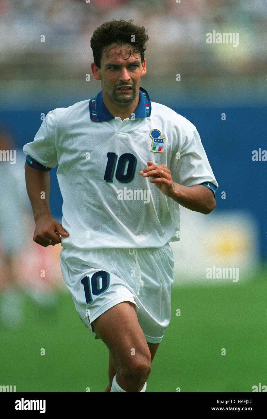 ROBERTO BAGGIO ITALIE et la Juventus FC 05 Juillet 1994 Photo Stock - Alamy