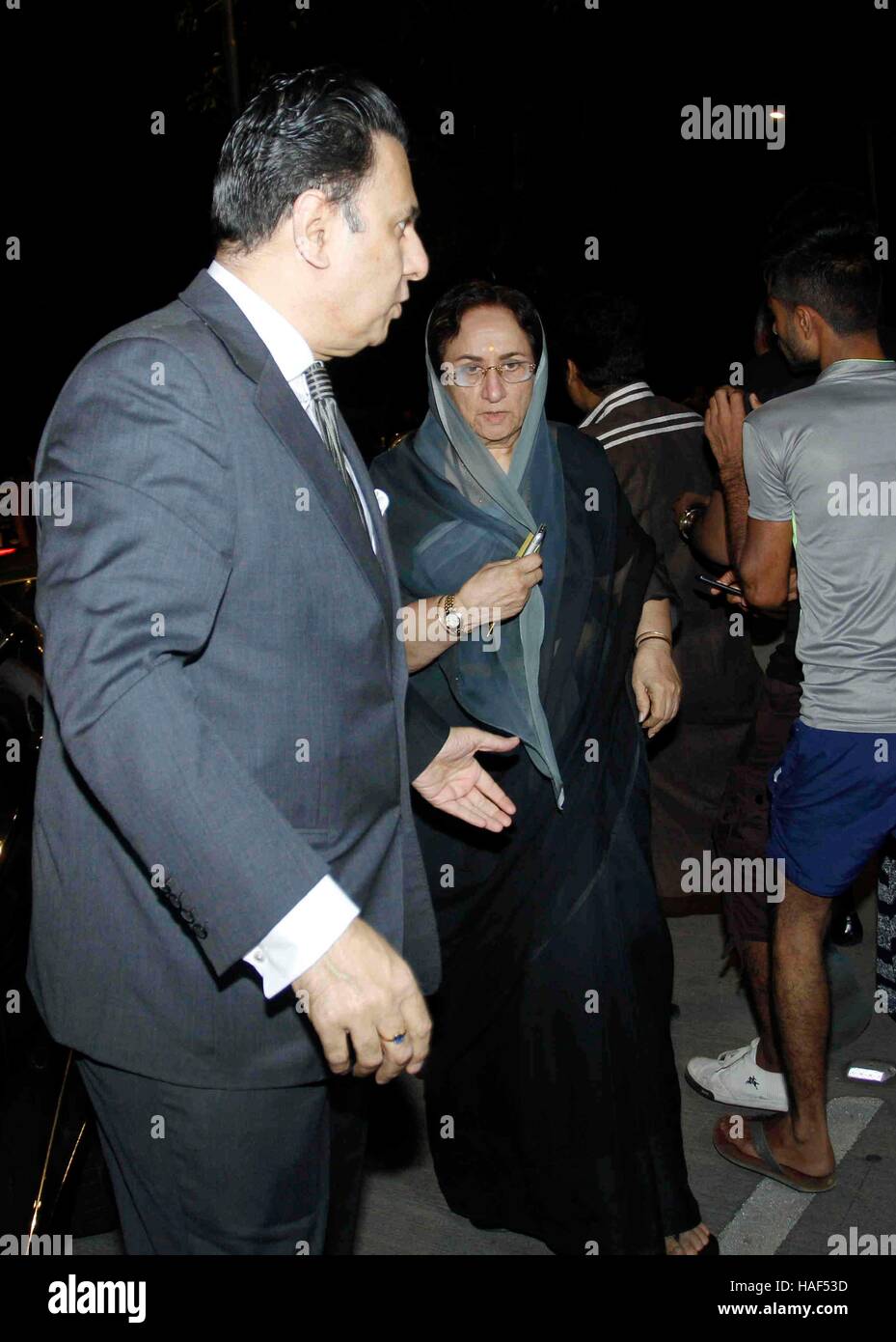 Neela Devi Gohil, épouse de fin Shammi Kapoor au cours de la ...