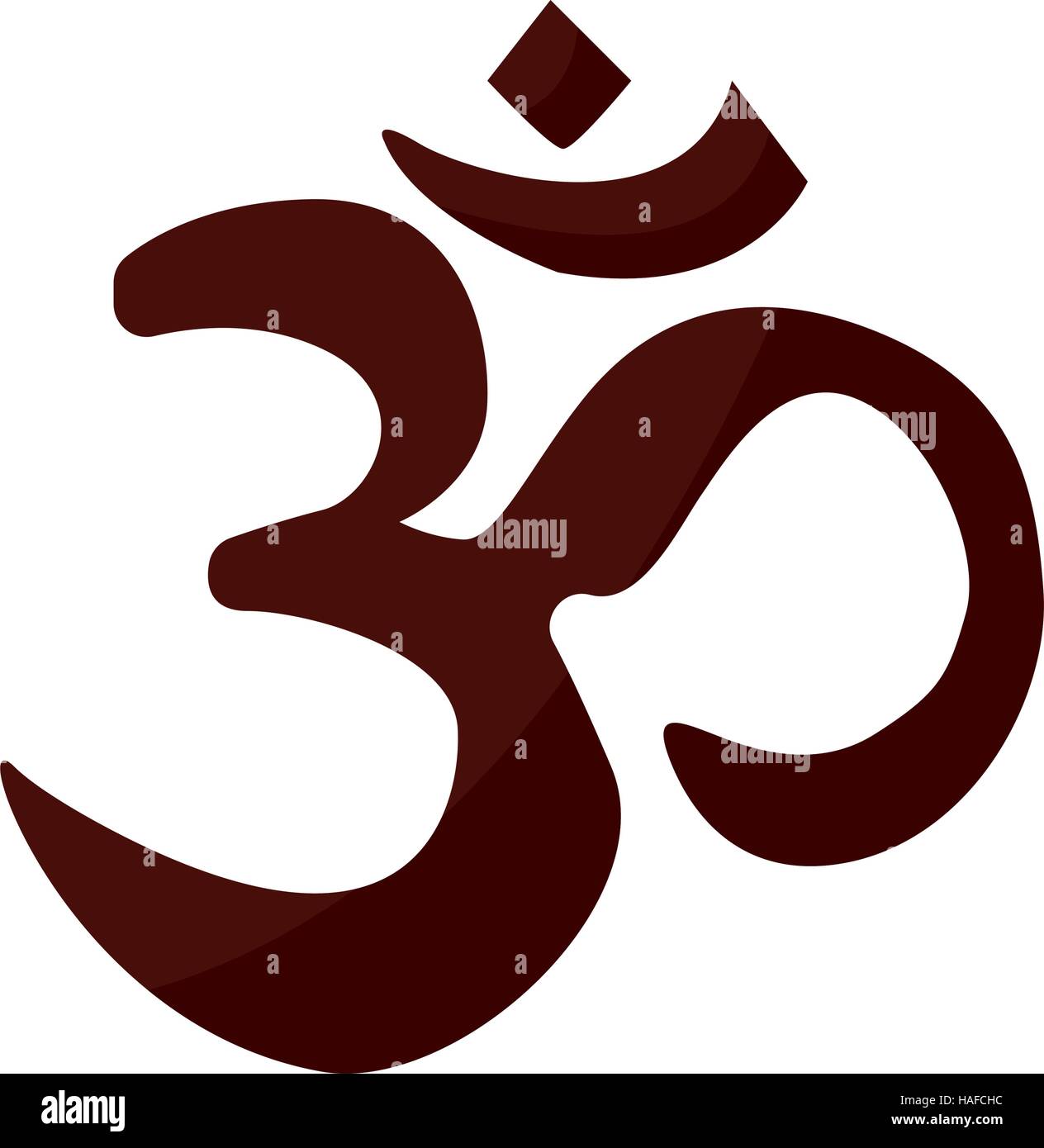 Si le symbole de l'hindouisme Image Vectorielle Stock - Alamy