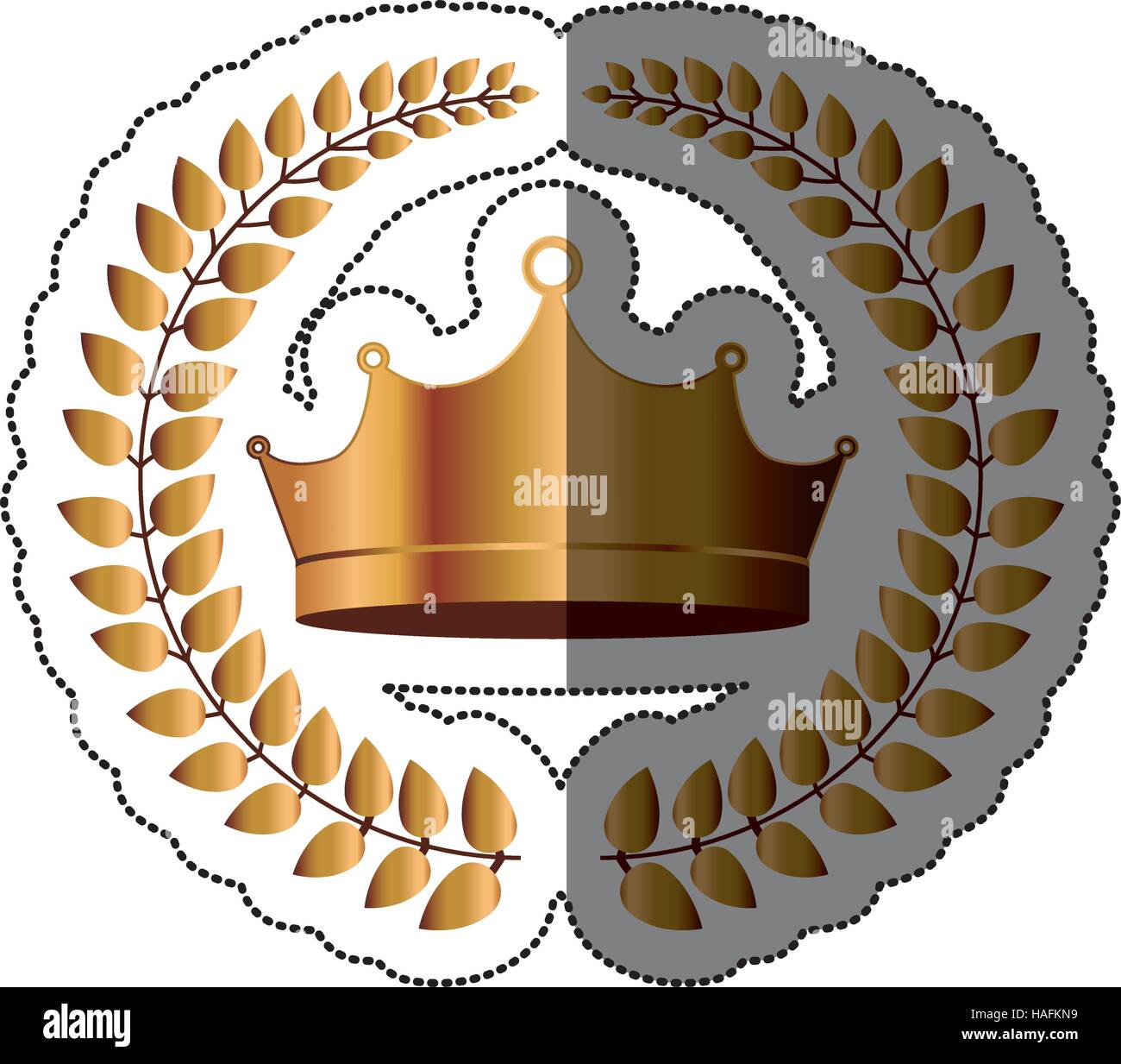 Couronne La Couronne et icône. Royal king Queen de luxe et thème ...