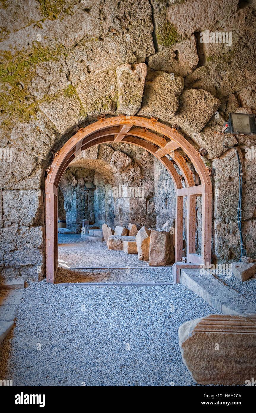 Vieil escalier bois théatre Banque de photographies et d’images à haute ...