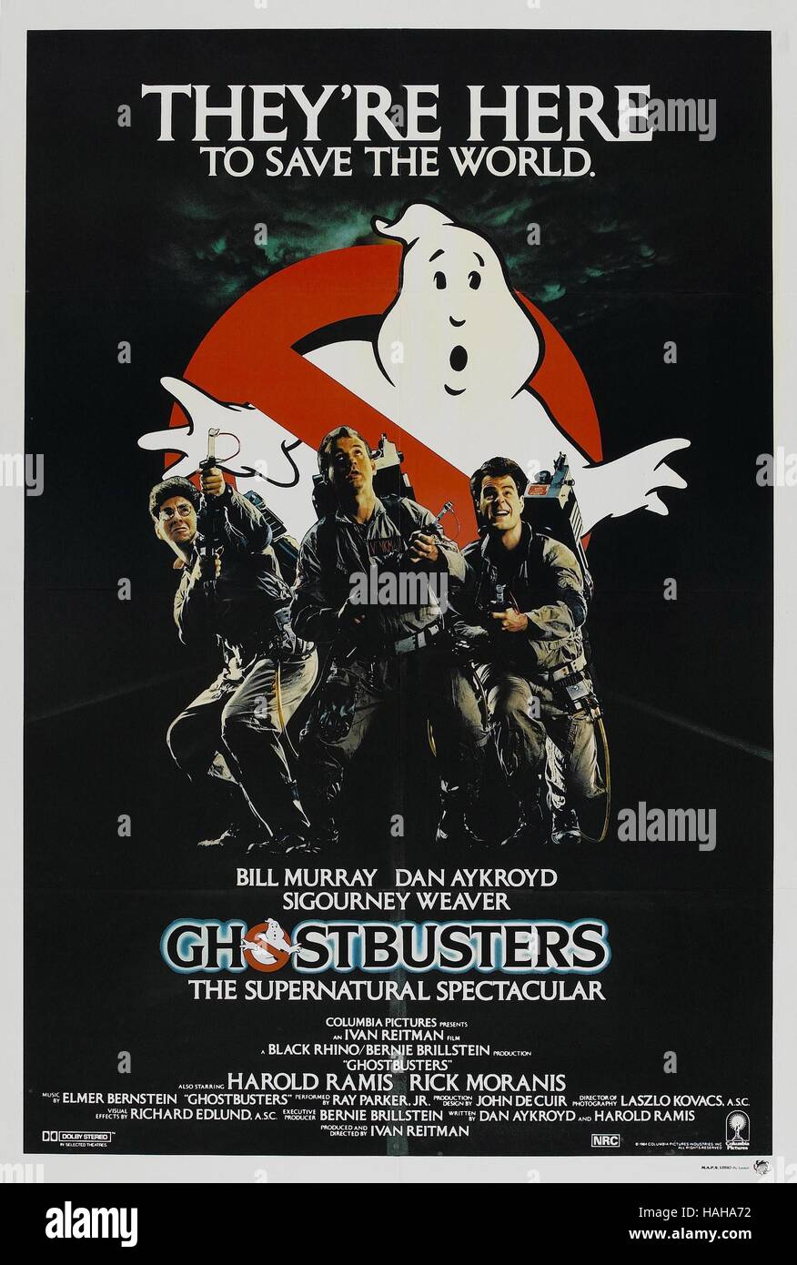 Ghostbusters 1984 poster Banque de photographies et d’images à haute résolution - Alamy