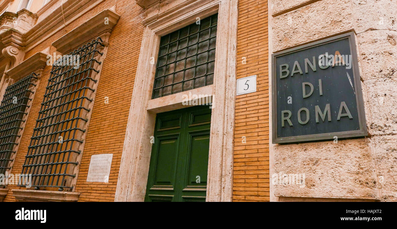 Banca di roma Banque de photographies et d’images à haute résolution ...