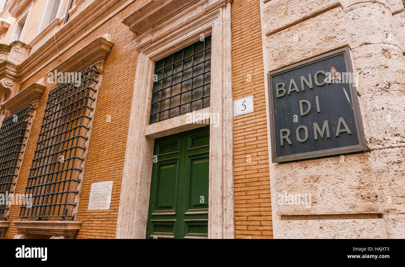 Banca di roma Banque de photographies et d’images à haute résolution ...