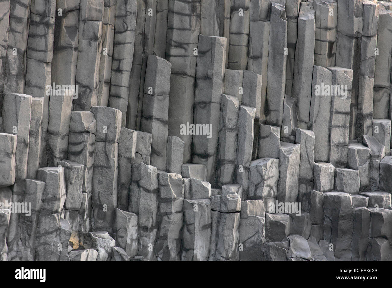 Hexagonal basalt columns Banque de photographies et d’images à haute ...