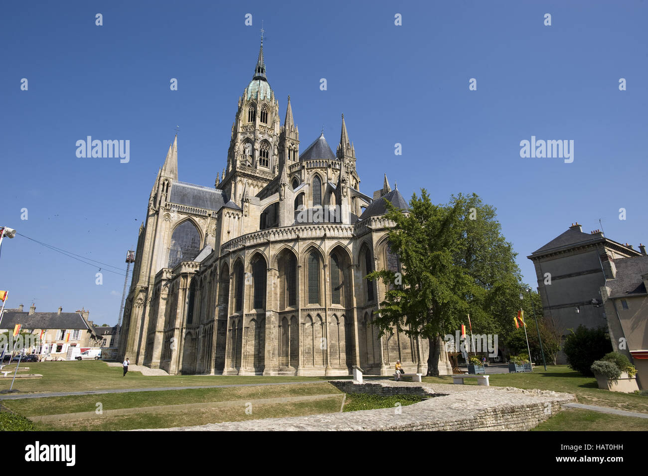 Cathédrale notre dame de bayeux Banque de photographies et d’images à haute résolution - Alamy