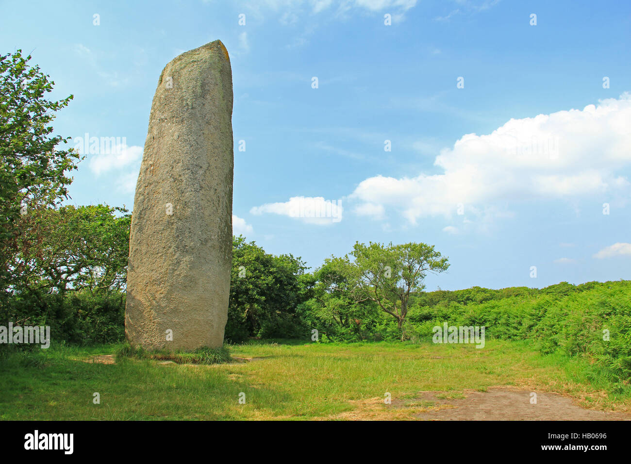 Kerloas menhir Banque de photographies et d’images à haute résolution ...