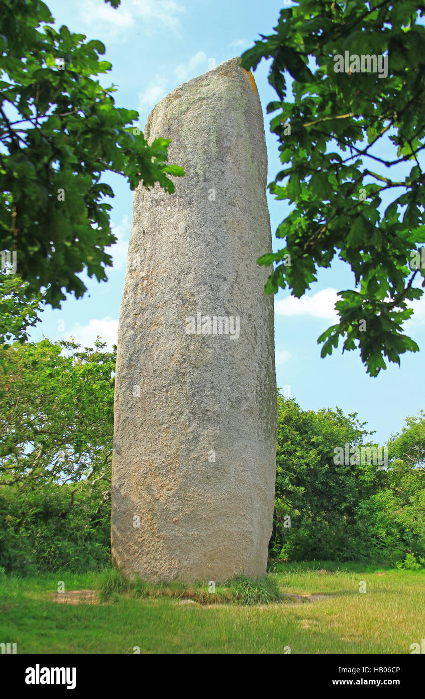 Kerloas menhir Banque de photographies et d’images à haute résolution ...