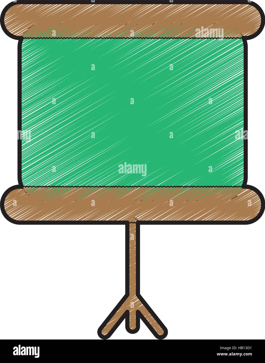 Tableau école icône sur fond blanc. vector illustration Image ...