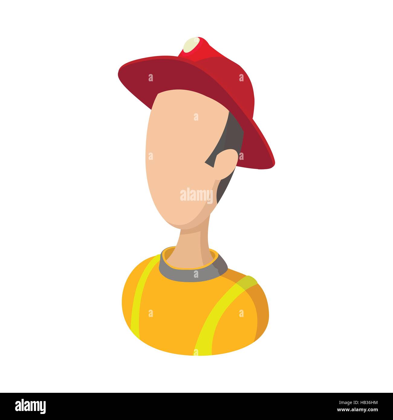 Fireman Cartoon Banque d'image et photos - Alamy