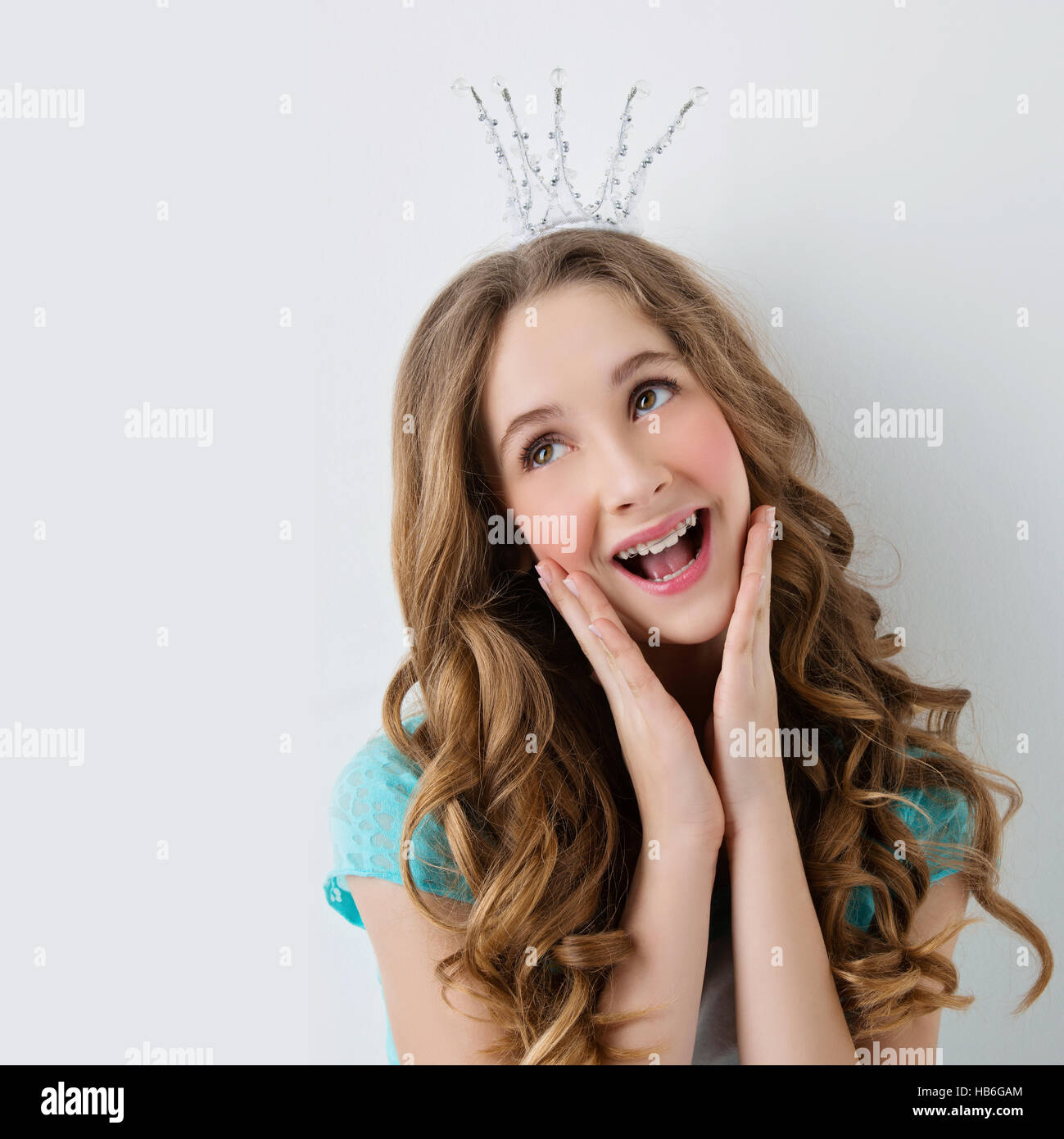 Princesse heureuse Banque de photographies et d’images à haute ...