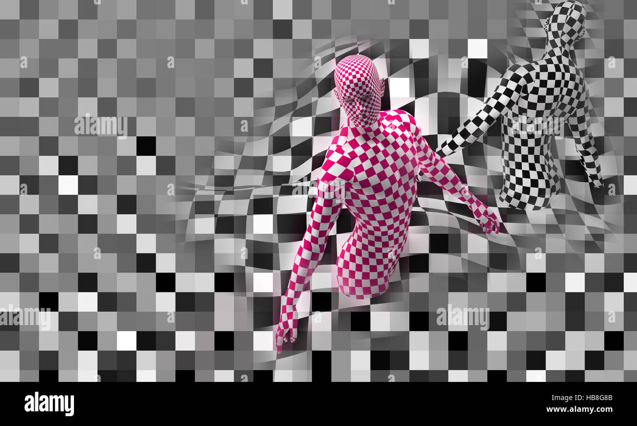 Pixel rouge Banque de photographies et d’images à haute résolution - Alamy