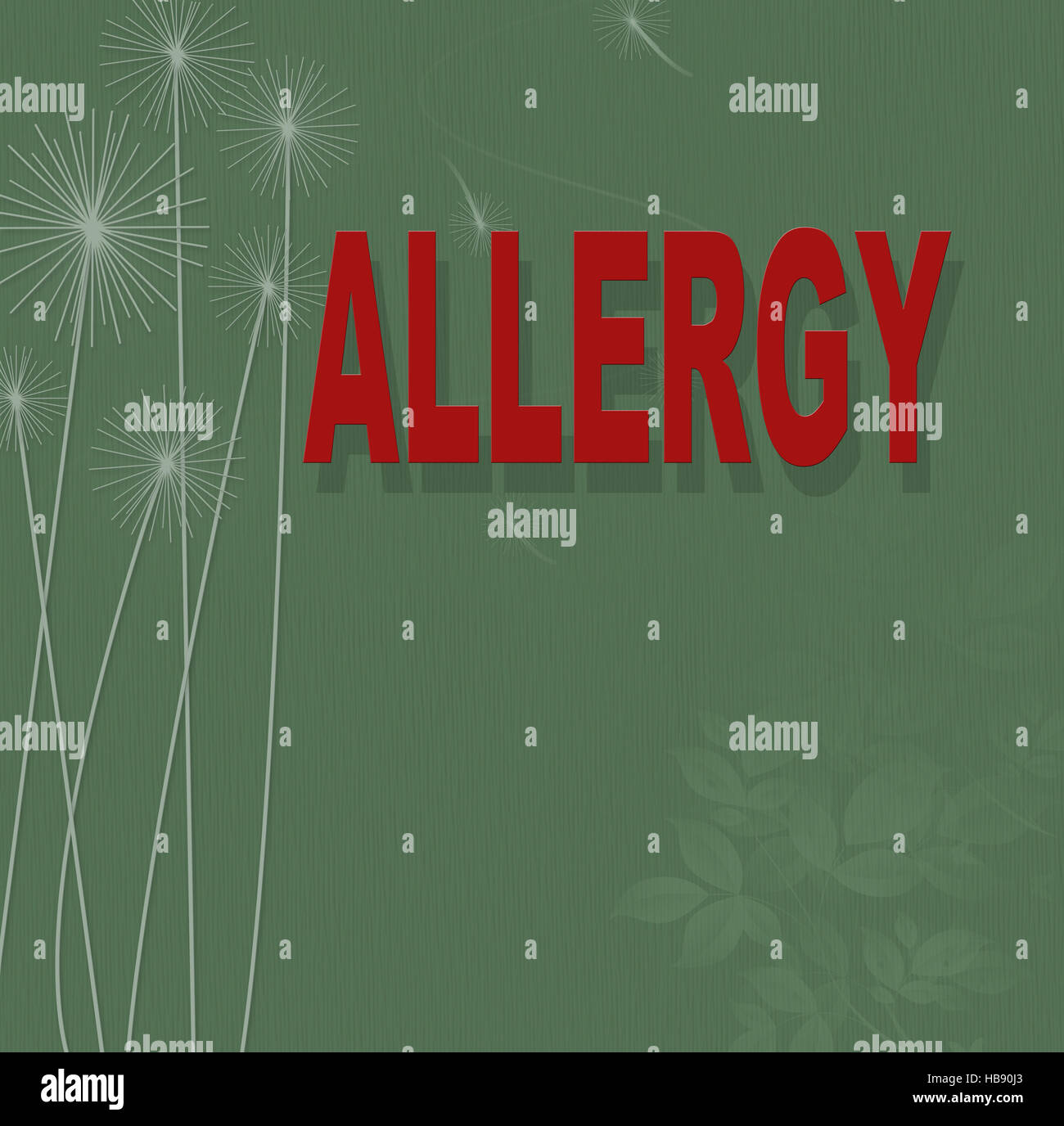 Diagnostic allergie Banque de photographies et d’images à haute ...