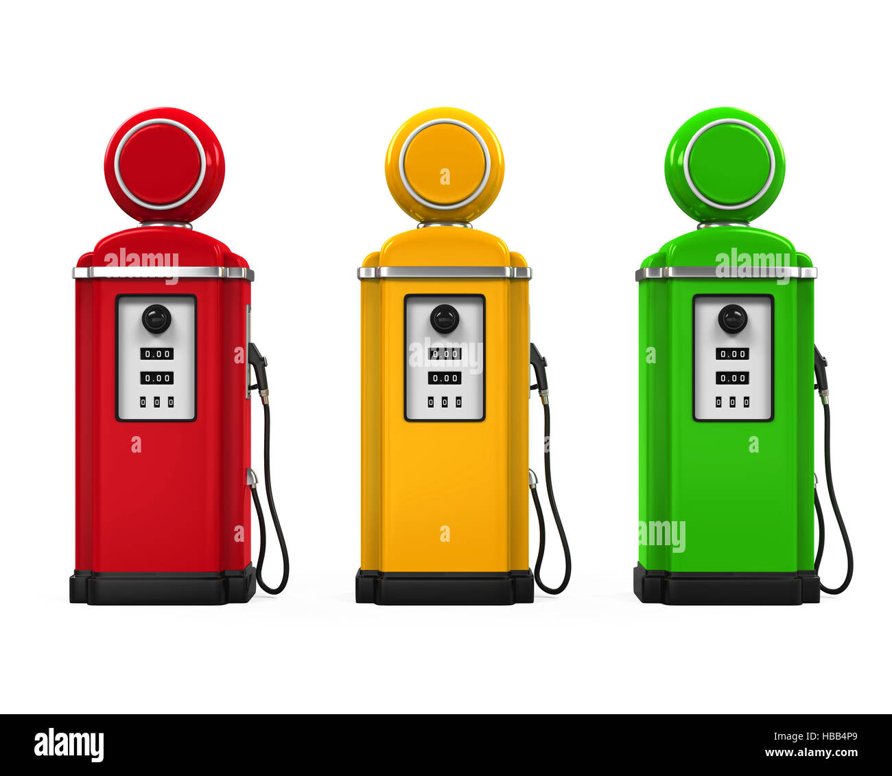 Retro gas pump Banque de photographies et d’images à haute résolution ...