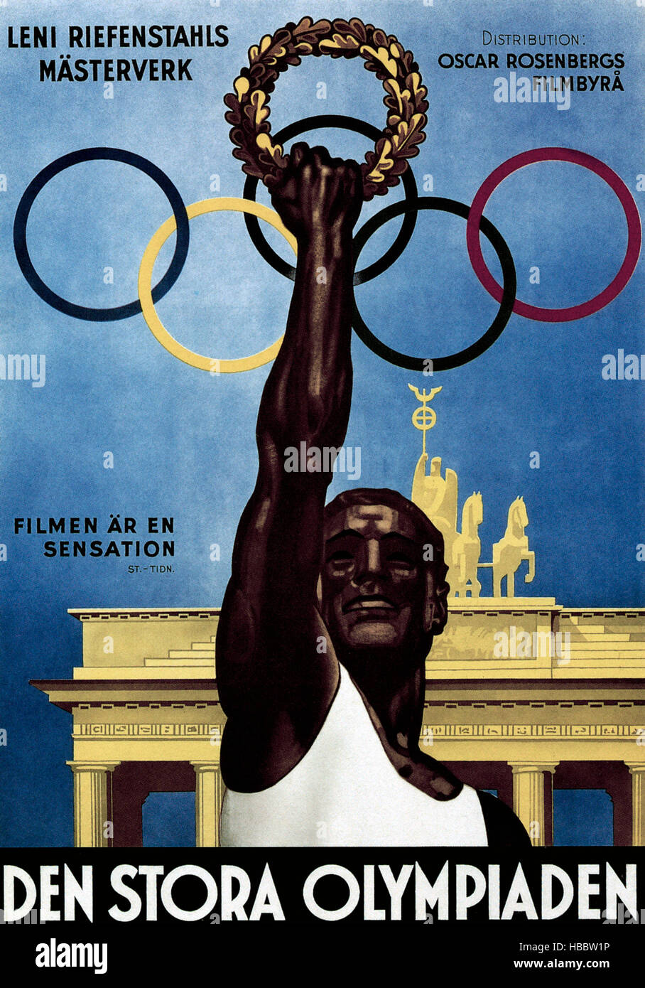 L'OLYMPIADE, (alias DEN STORA OLYMPIADEN), affiche, 1939 Photo Stock ...