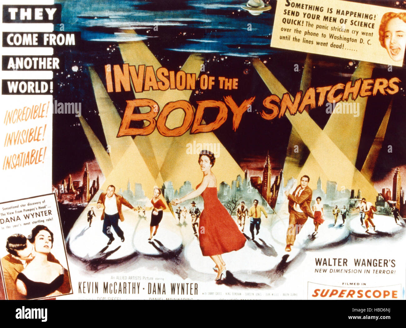 INVASION OF THE BODY SNATCHERS, de gauche à droite : Kevin McCarthy ...